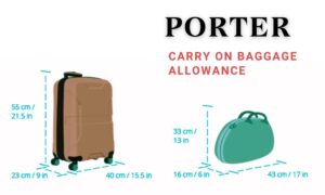 Porter Airlines Baggage Allowance 2024 - Carry-on Baggage Rules